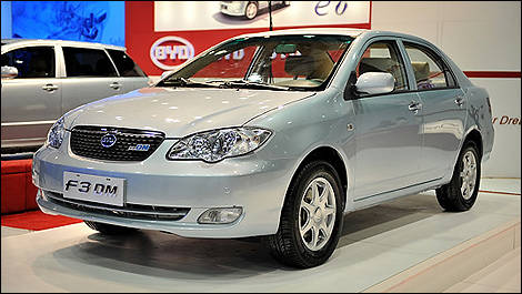 BYD F3DM PHEV à Detroit, véhicule hybride électrique enfichable chinois | Actualités automobile ...