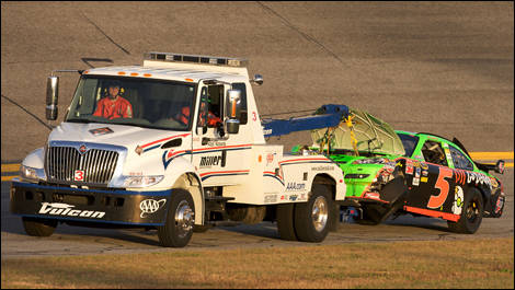 NASCAR: Wild wrecks in Shootout practice. Wilder race on Saturday night ...