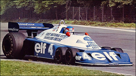 Video and photos of the famous 6-wheel Tyrrell P34 of late Derek ...