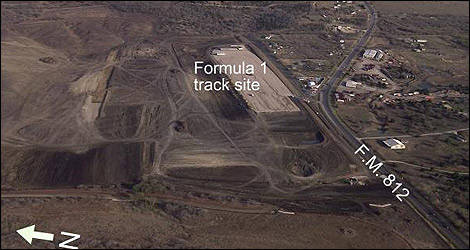 F1: Aerial photograph shows Austin Formula 1 construction | Car News ...