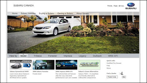Le site Internet de Subaru est le plus satisfaisant | Actualités automobile | Auto123