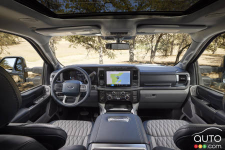 Elegant 2023 F350 Limited Interior Photos