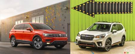 Comparison: 2019 Subaru Forester vs 2019 Volkswagen Tiguan | Car ...