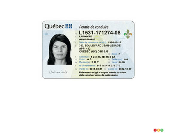 La SAAQ a dévoilé un nouveau permis de conduire | Nouvelles d ...