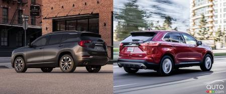 Comparison: 2019 Ford Edge vs 2019 GMC Terrain | Car Reviews | Auto123