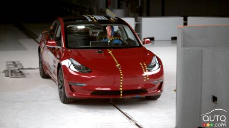 2019 Tesla Model 3 Earns IIHS’ Top Safety Pick+ Rating | Car News | Auto123